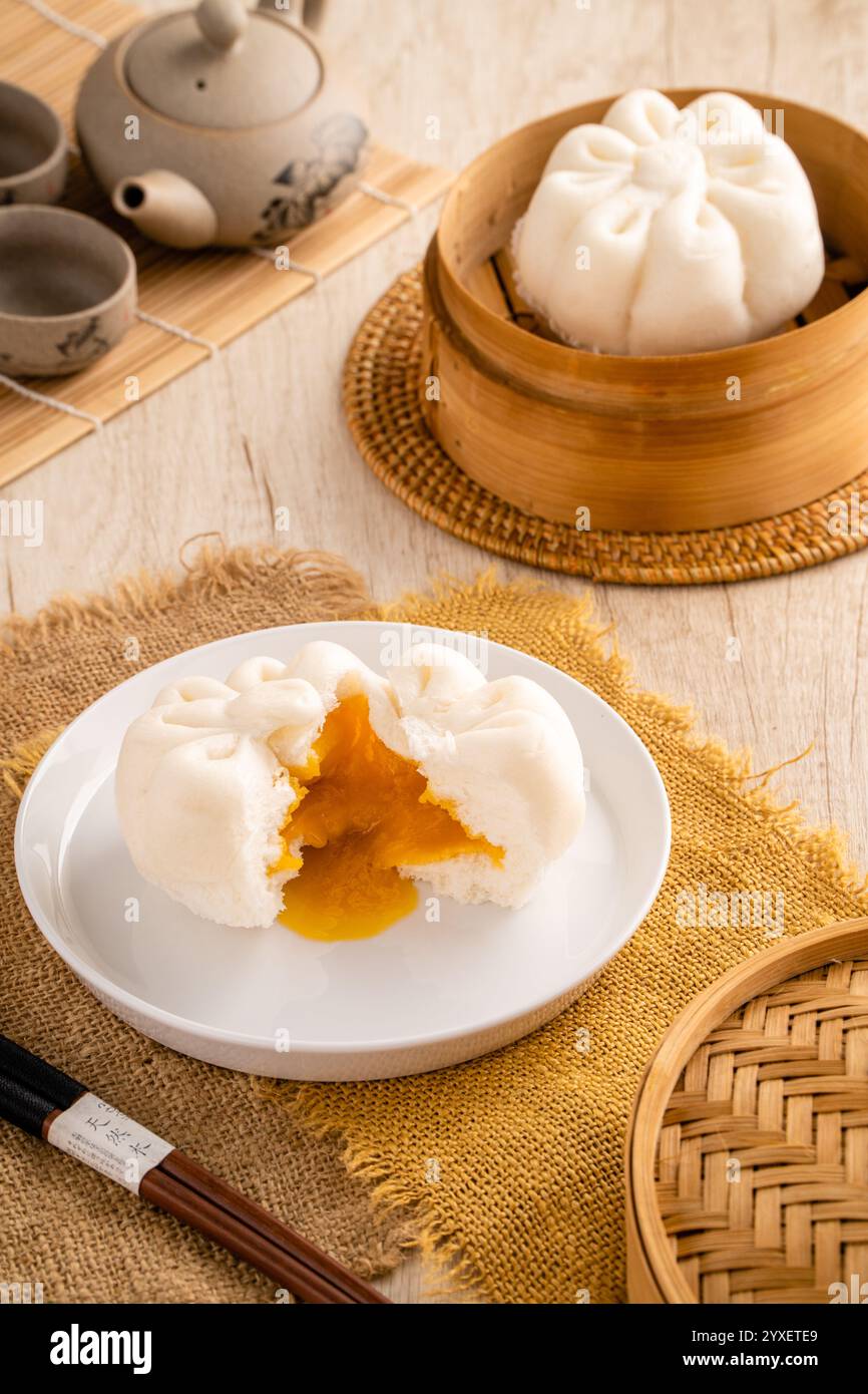 Baozi or Bakpao is a type of yeast-leavened filled bun in various ...