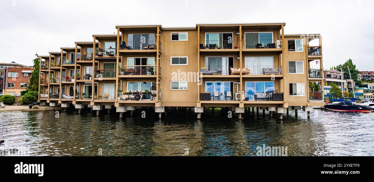 Residential apartment building. modern architecture. Residential ...