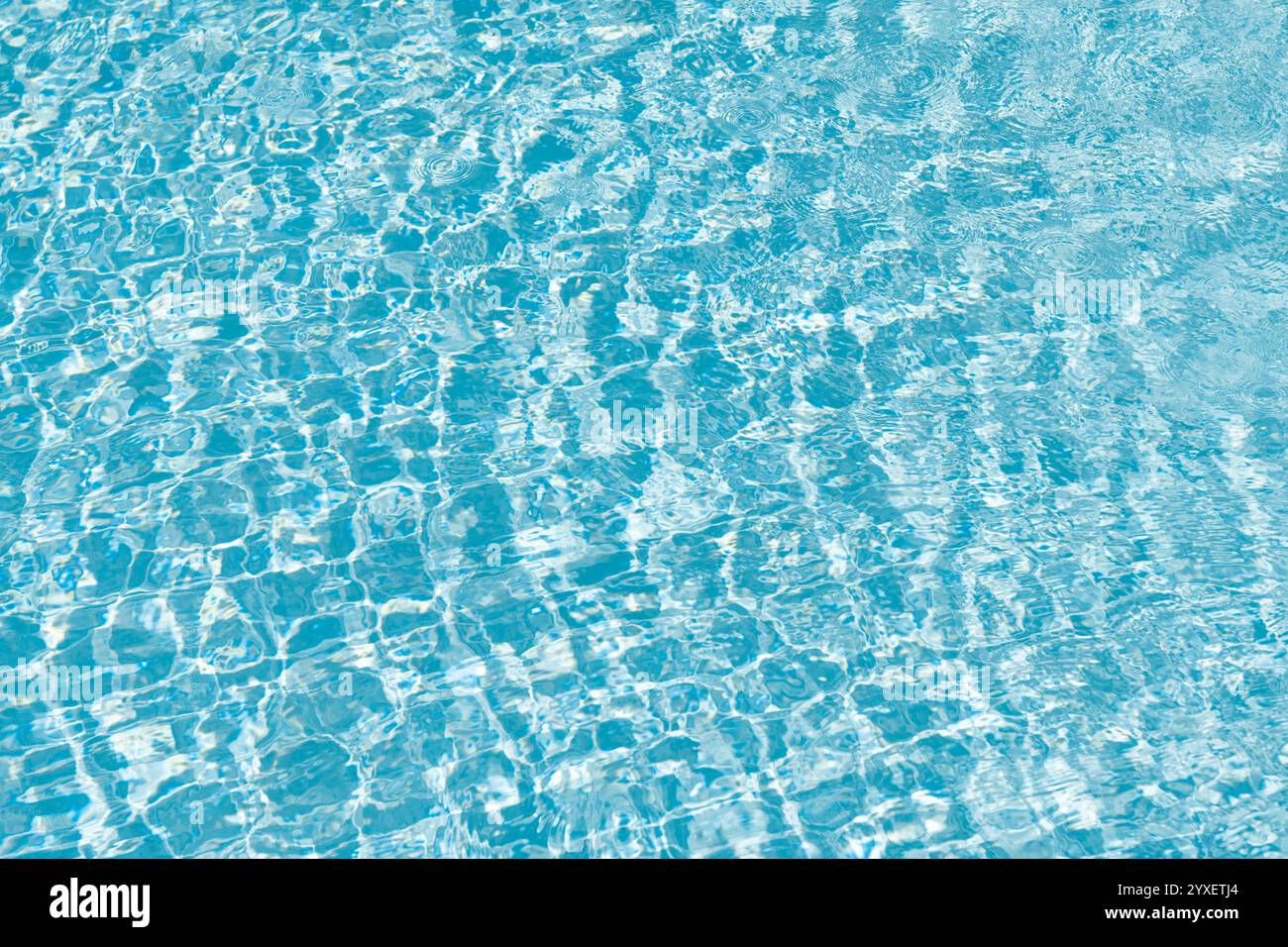 Spa resort on summer vacation. Pool side resort with pool water surface ...