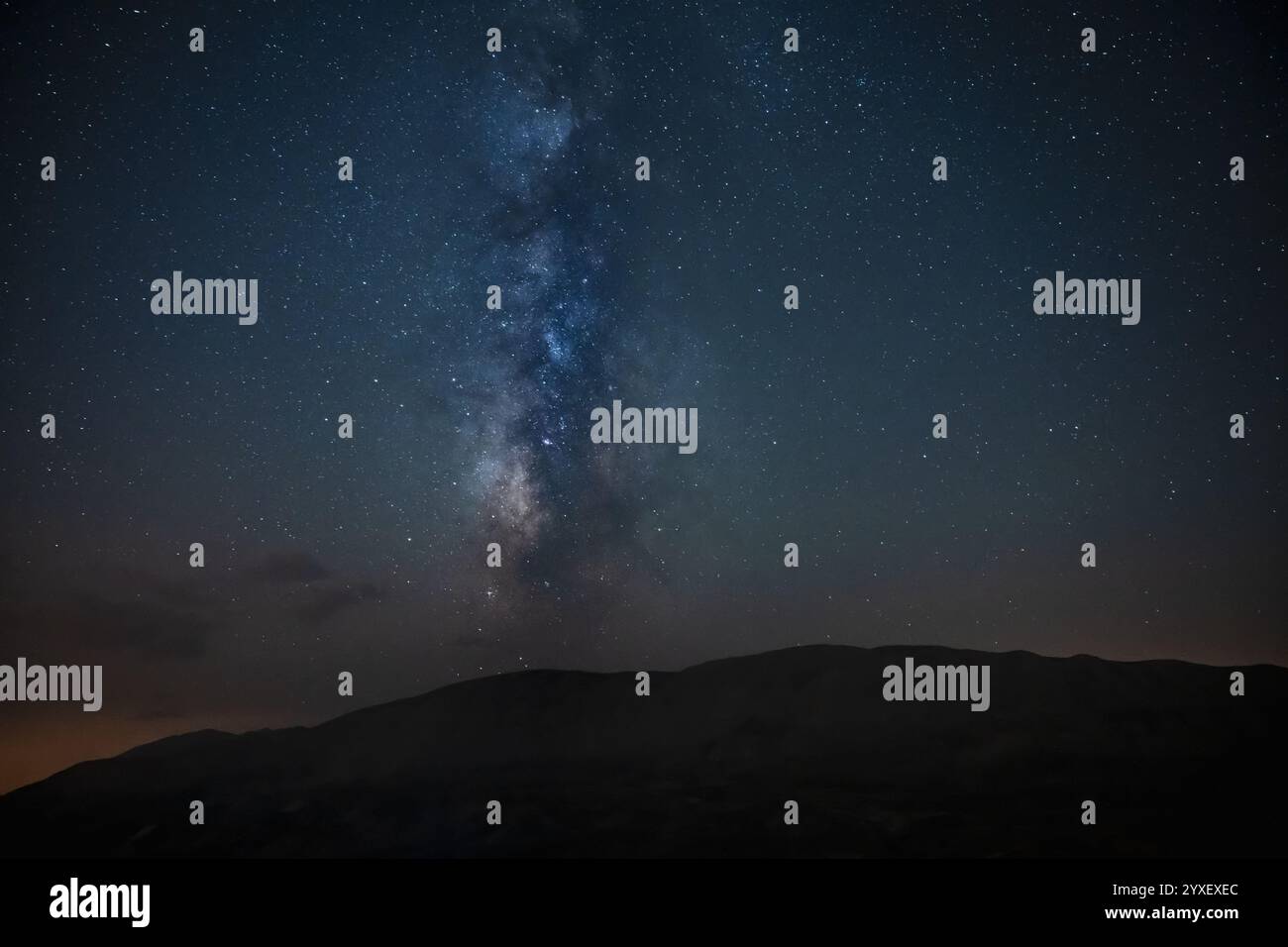 Milky way at night from Antalya Saklikent Tubitak Observatory Stock ...