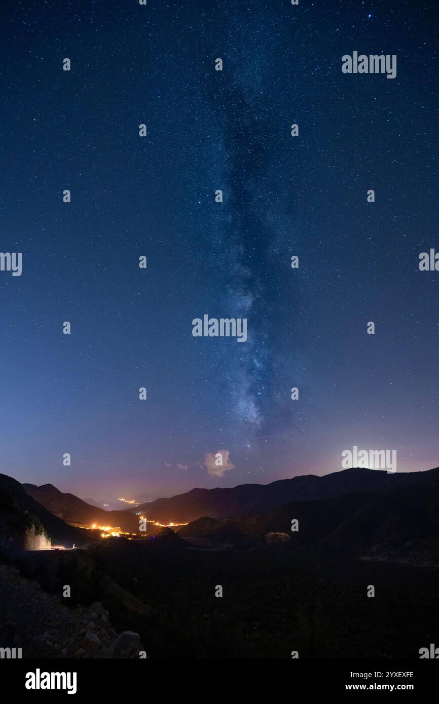 Milky way at night from Antalya Saklikent Tubitak Observatory Stock ...