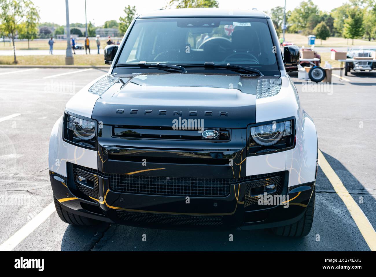 Chicago, Illinois, USA - September 08, 2024: 2024 Land Rover Defender ...