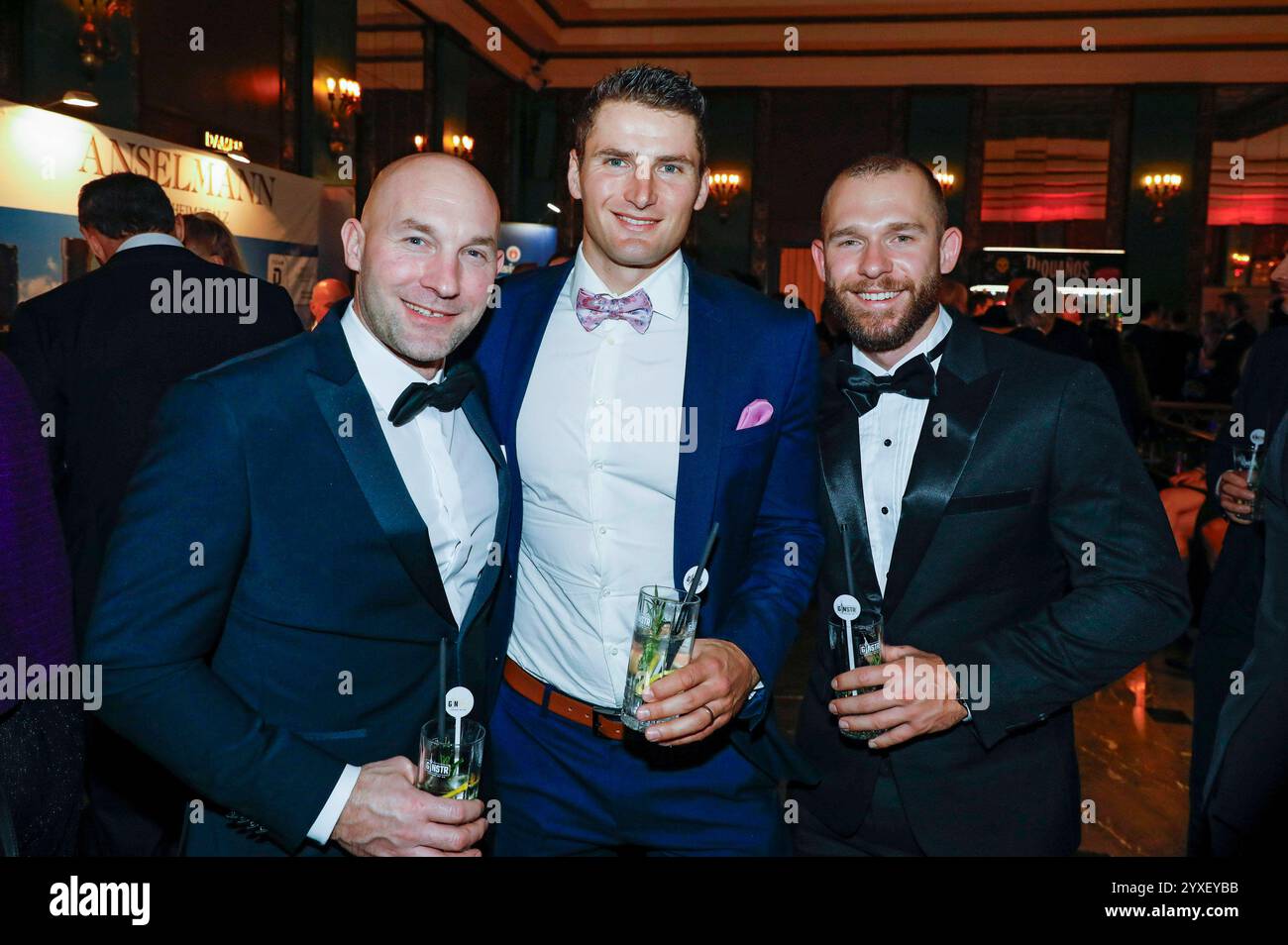 Ronald Rauhe, Tom Liebscher-Lucz und Max Lemke bei der 77. Sportler des ...