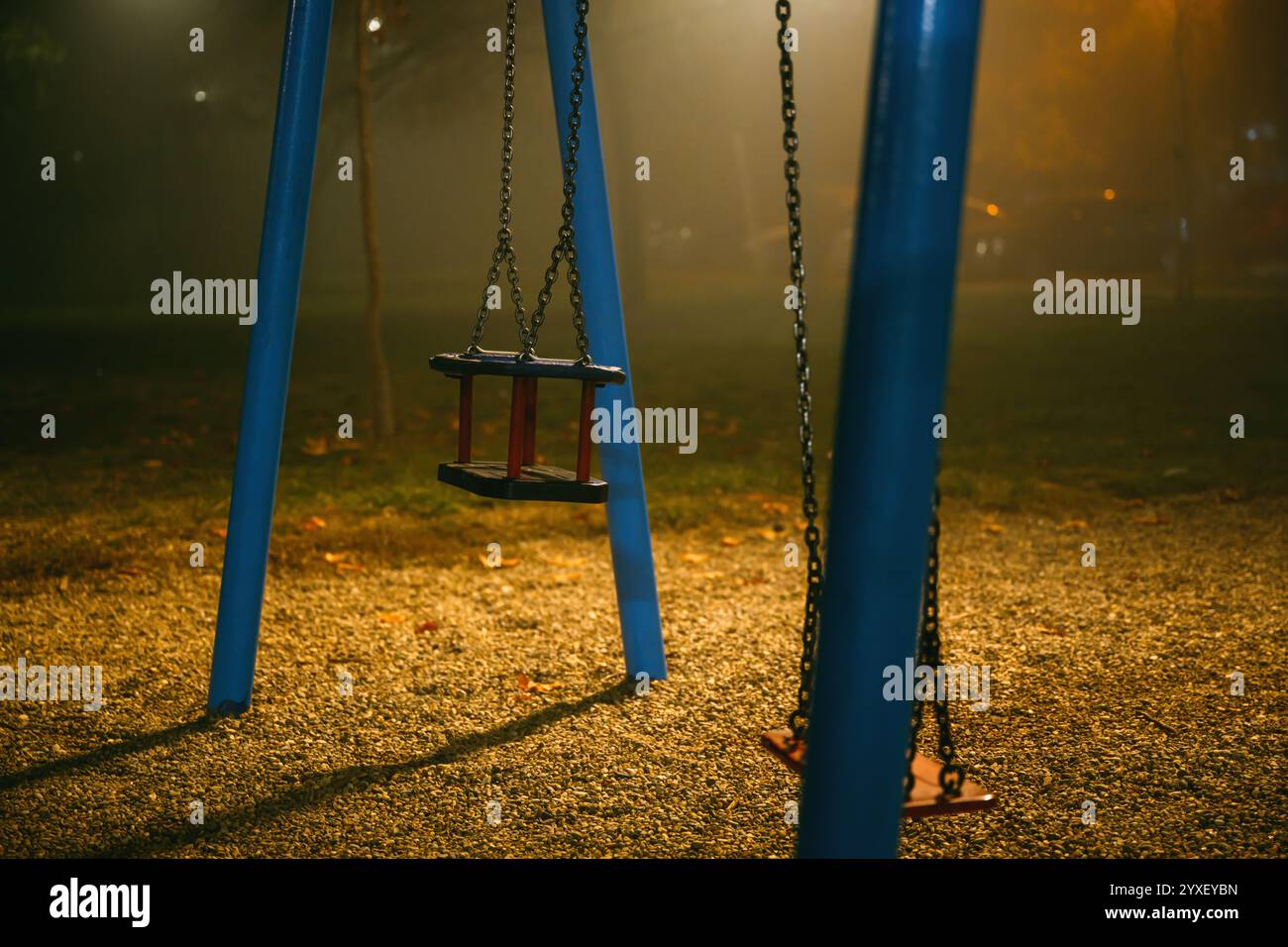 Empty playground structure hi-res stock photography and images - Alamy