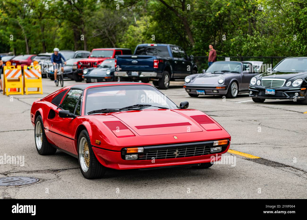 Chicago, Illinois - September 29, 2024: 1980 Ferrari 308 GTSi. Red 1980 ...