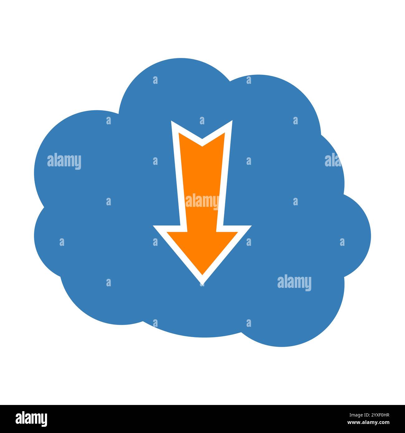 Illustration of data cloud hi-res stock photography and images - Alamy