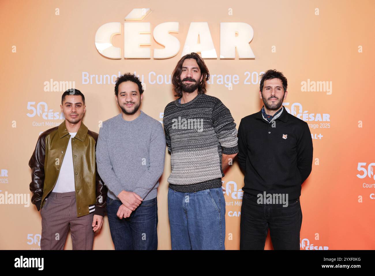 Paris, France. 15th Dec, 2024. Djanis Bouzyani, Hakil Atoui, Stephane ...