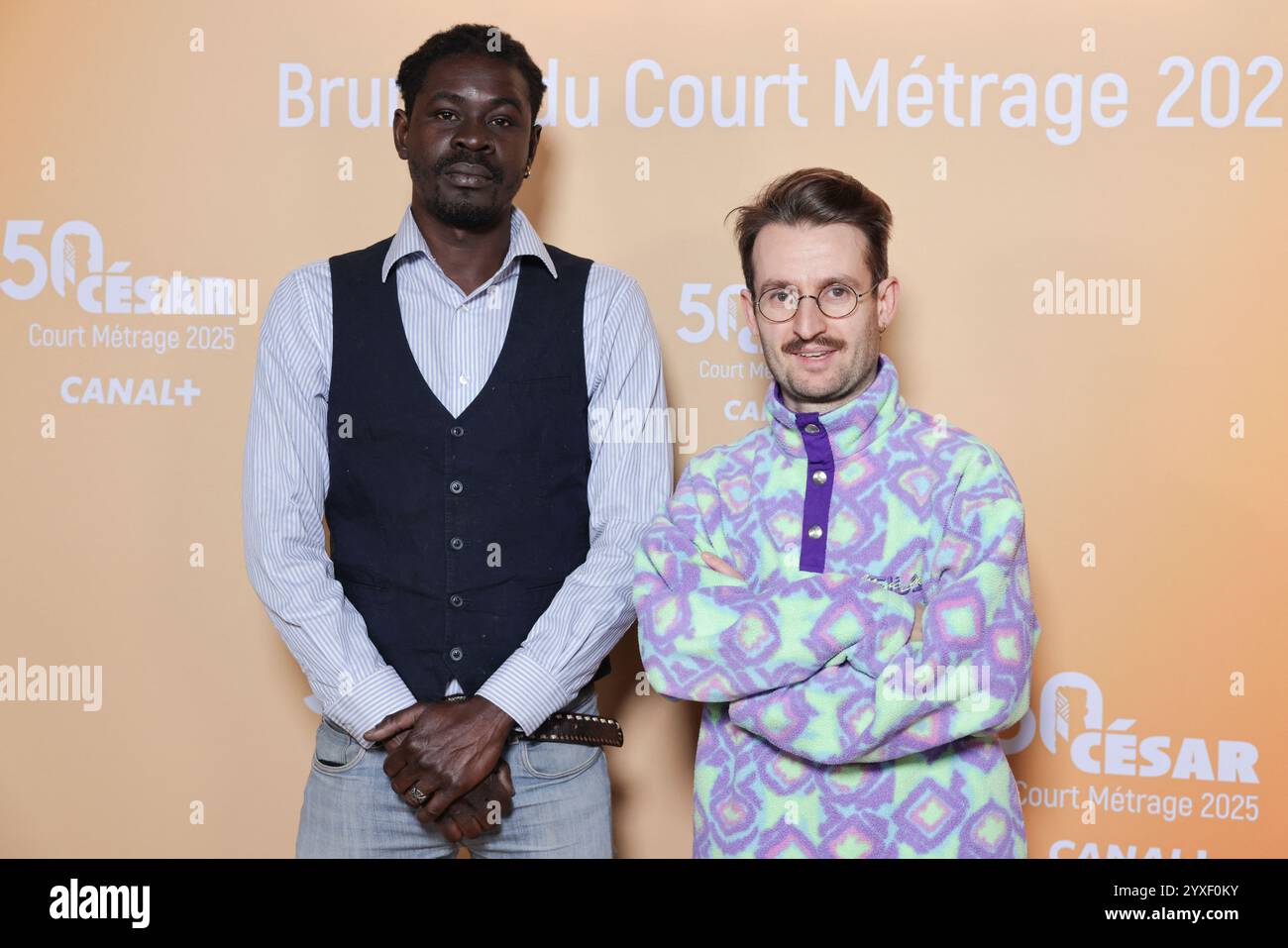 Paris, France. 15th Dec, 2024. Bamar Kane, Theo Vincent attending the ...