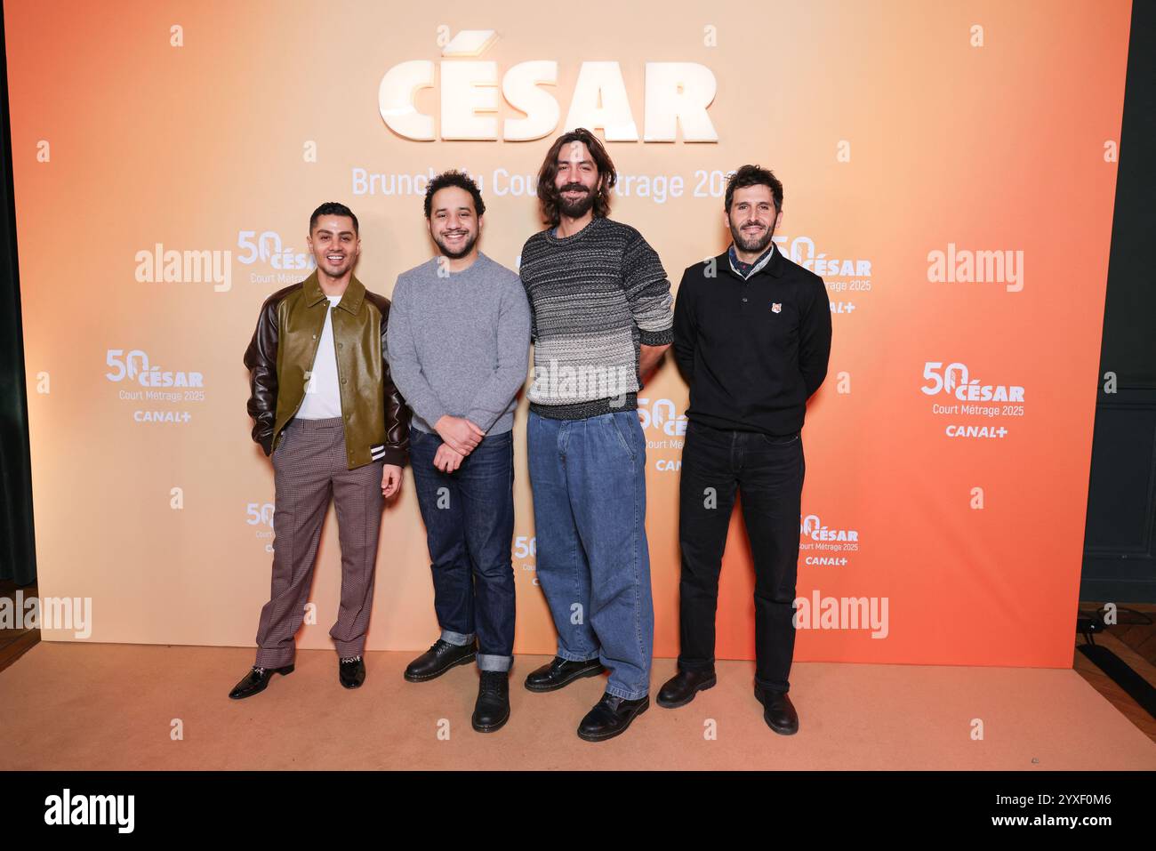 Paris, France. 15th Dec, 2024. Djanis Bouzyani, Hakil Atoui, Stephane ...