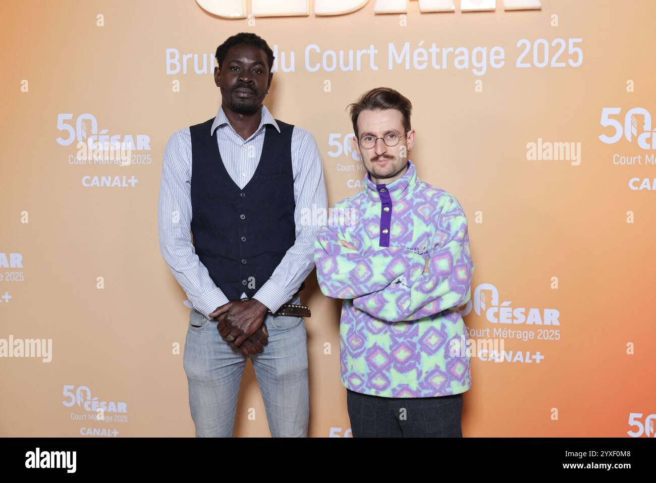 Paris, France. 15th Dec, 2024. Bamar Kane, Theo Vincent attending the ...