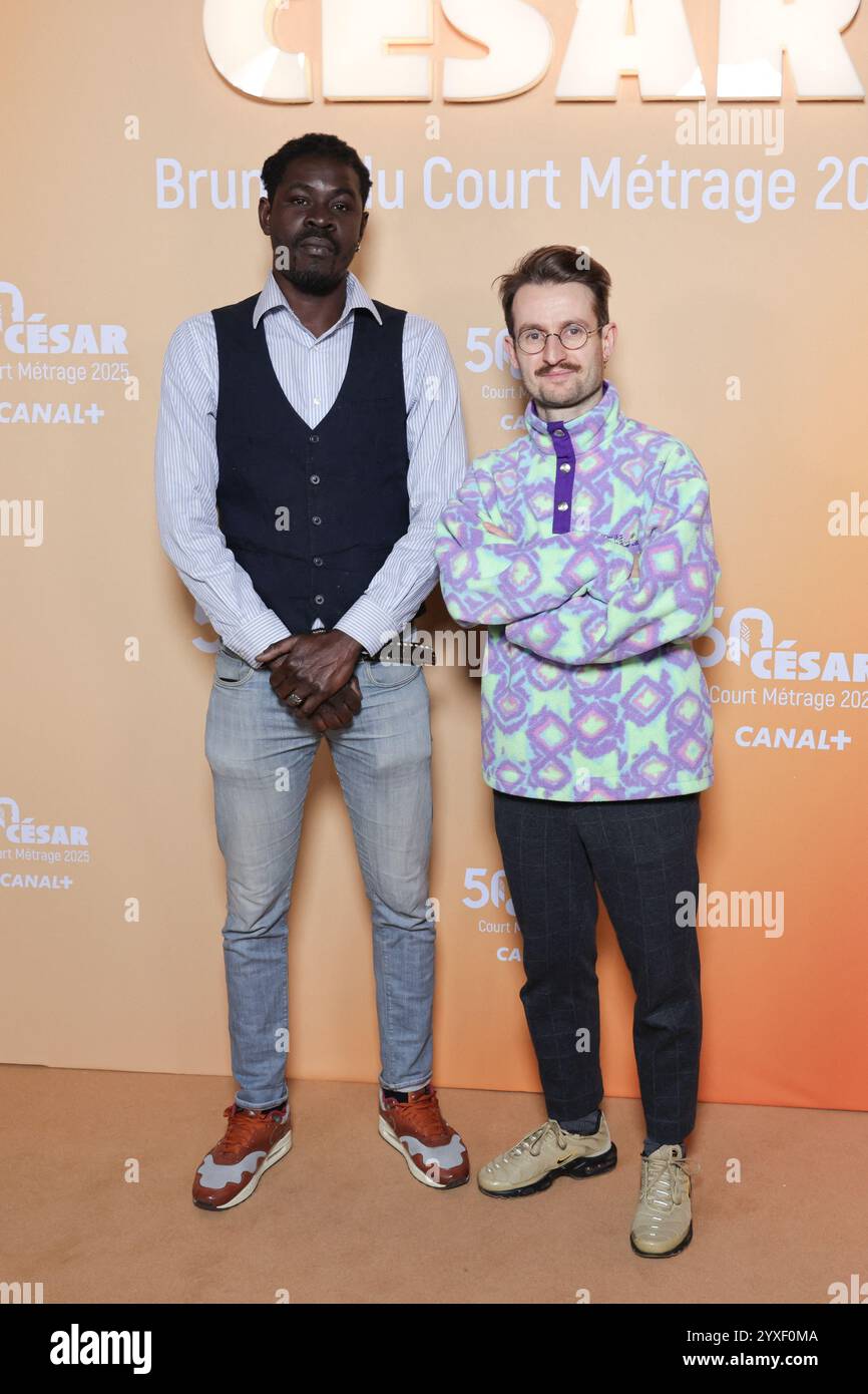 Paris, France. 15th Dec, 2024. Bamar Kane, Theo Vincent attending the ...