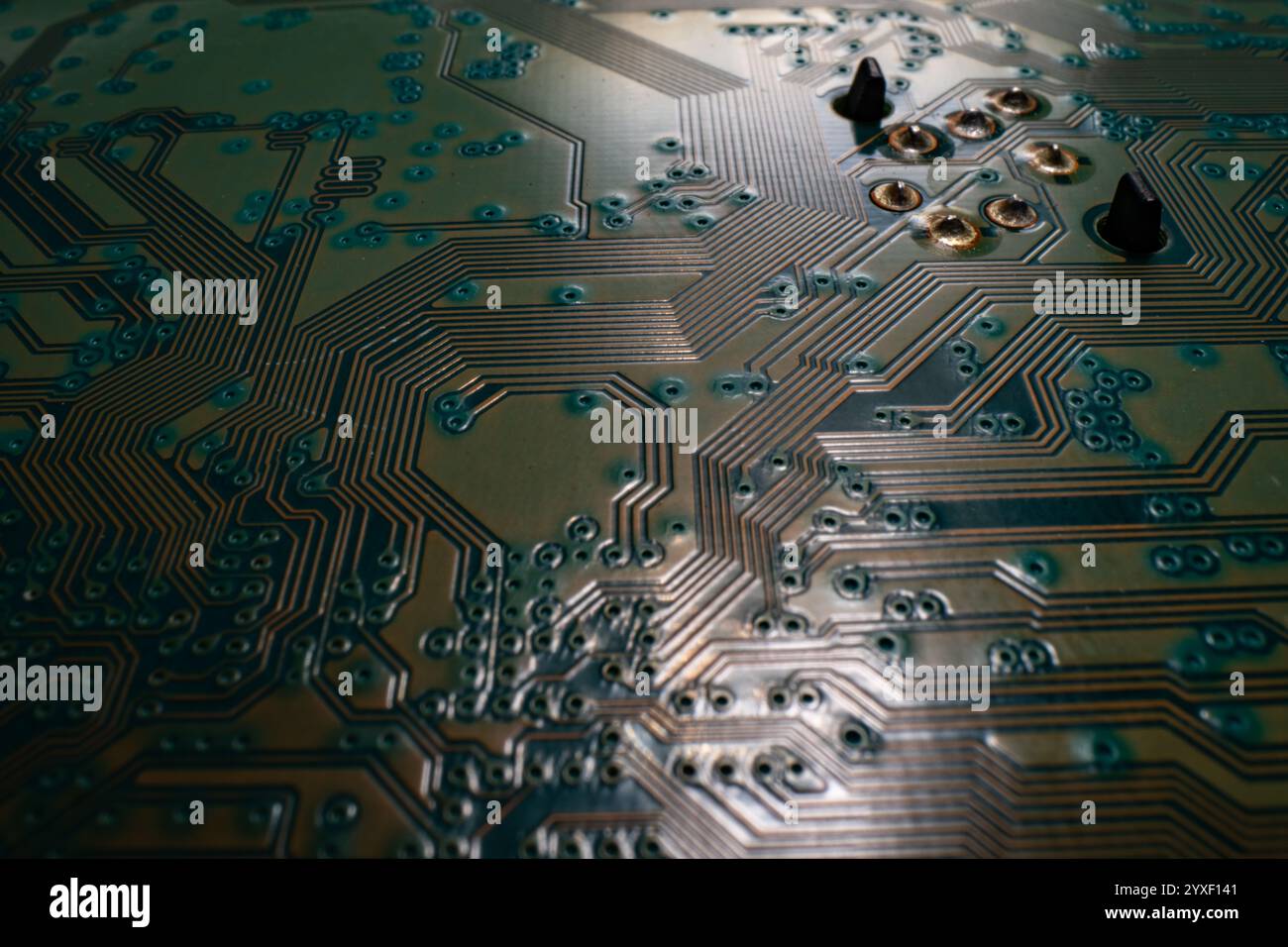 Circuit board background. Electronic circuit board texture. Computer ...