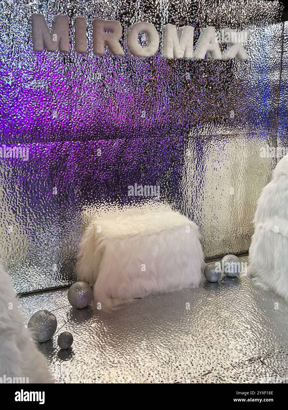 Kyiv, Ukraine - December 15, 2024: Miromax cinema. Stylish setting ...