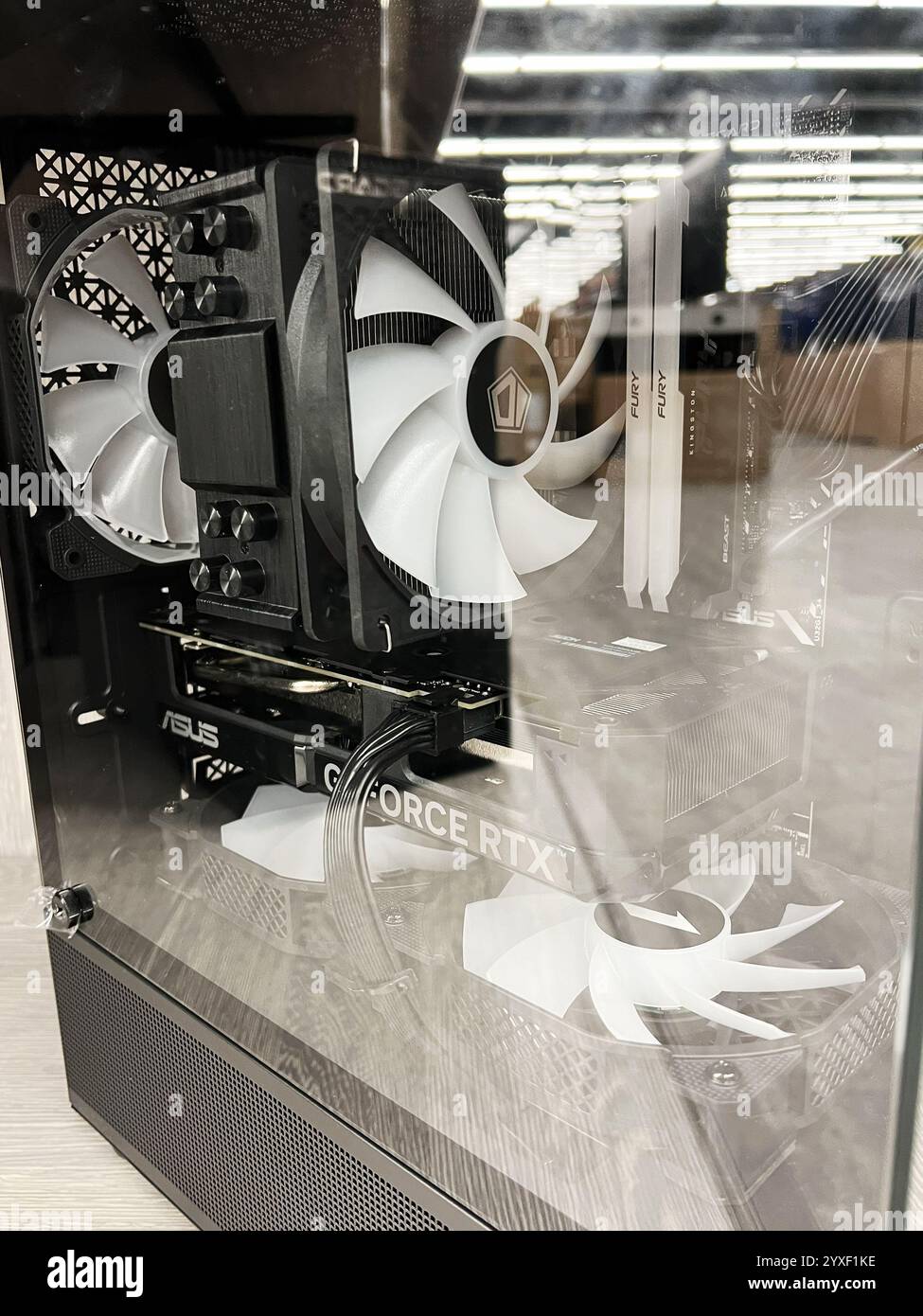 High performance gaming pc case with a transparent side panel hi-res ...