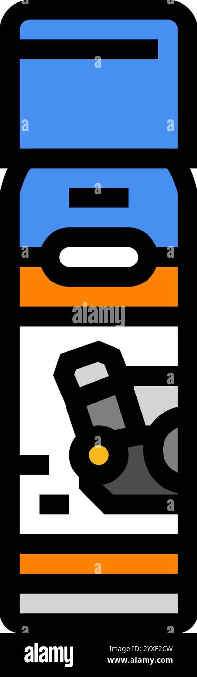 engine degreaser car care color icon vector illustration Stock Vector ...