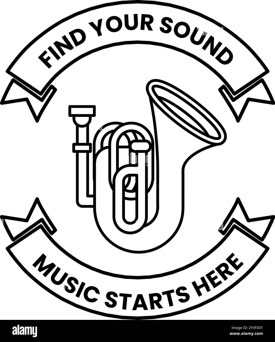 A trumpet with a background Stock Vector Image & Art - Alamy