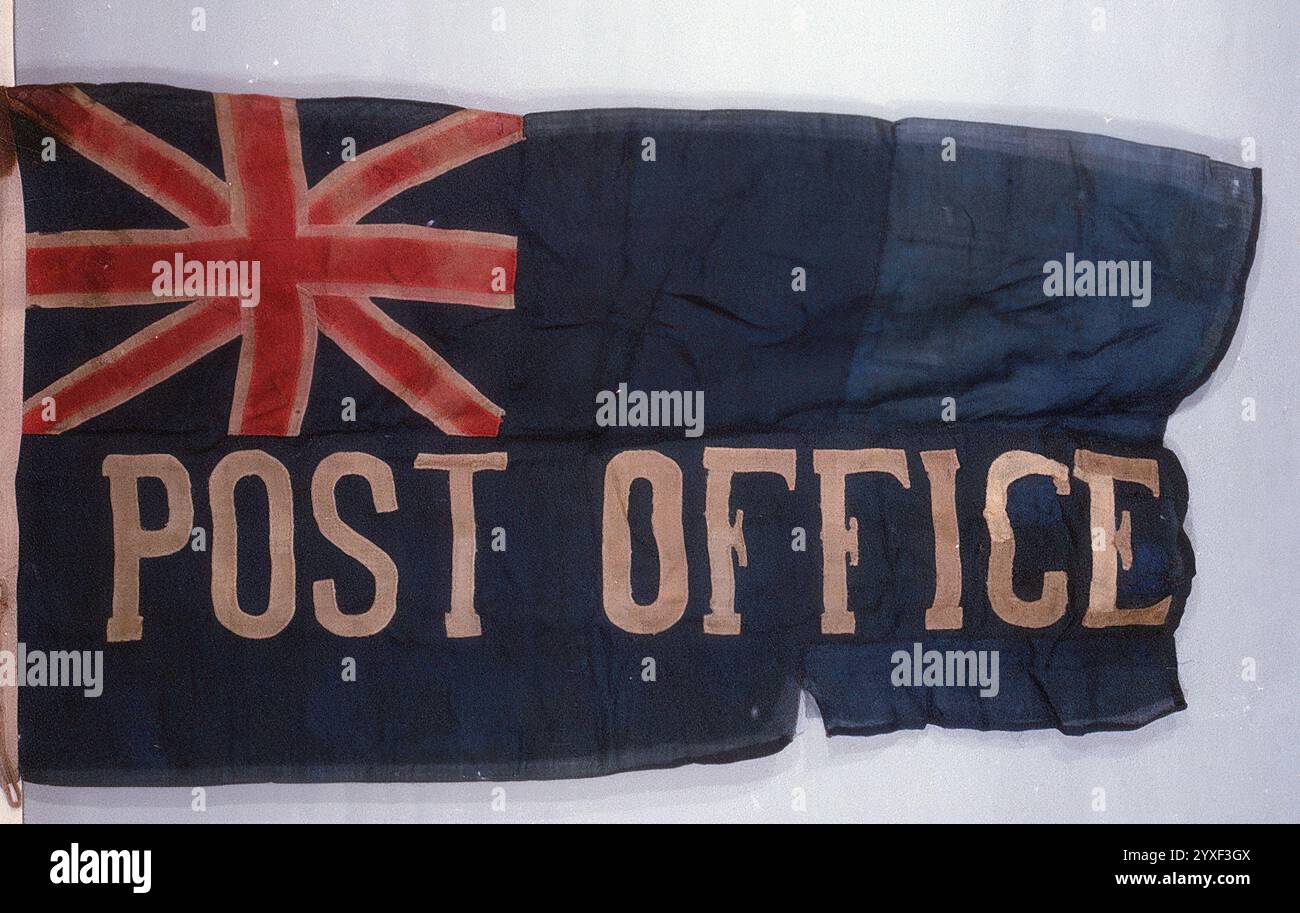 English Post Office Flag, antique Stock Photo - Alamy