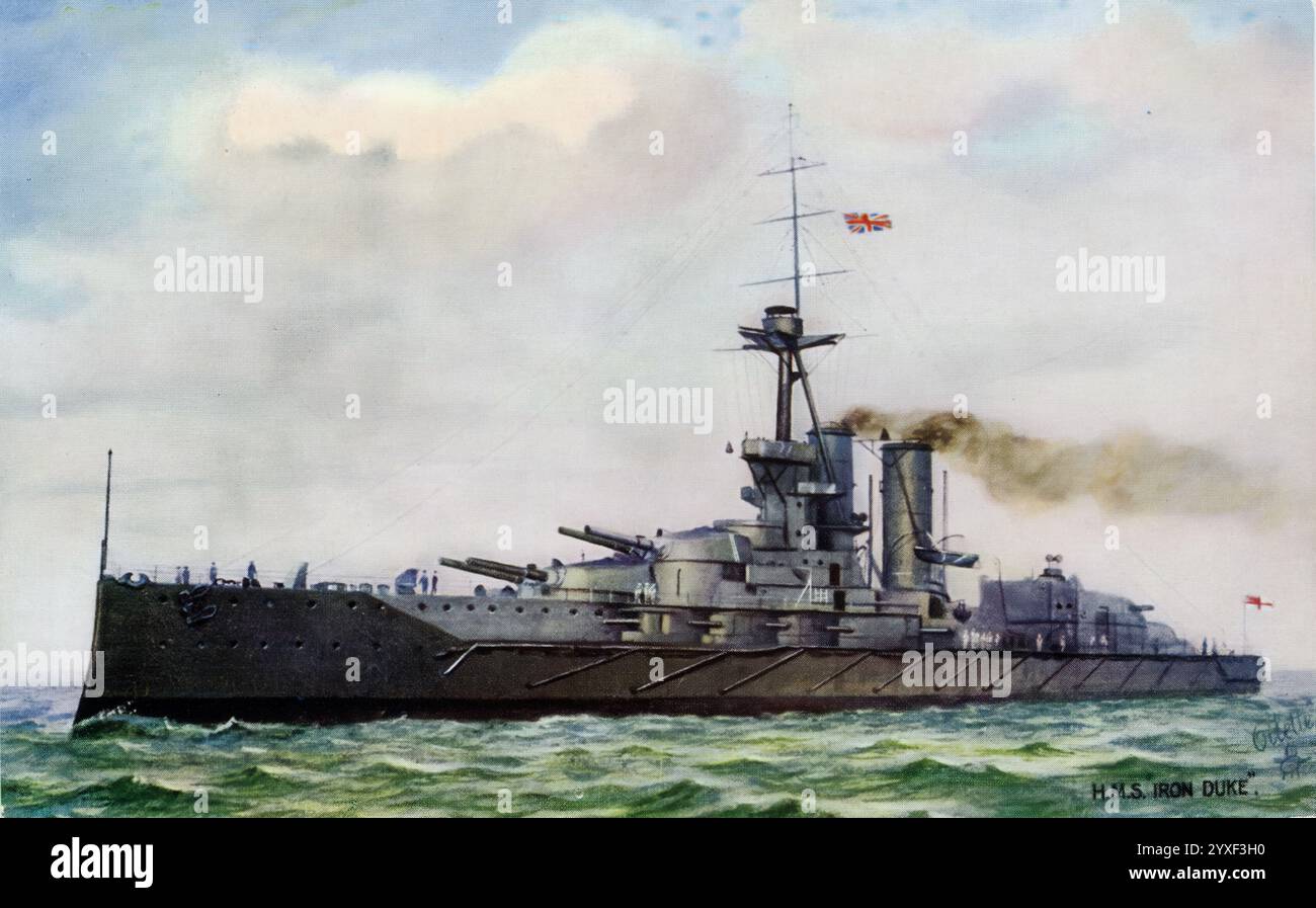 Iron duke battleship hi-res stock photography and images - Alamy