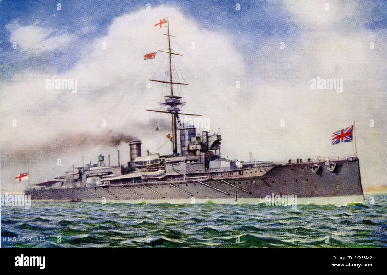 HMS Hercules, an english warship Stock Photo - Alamy