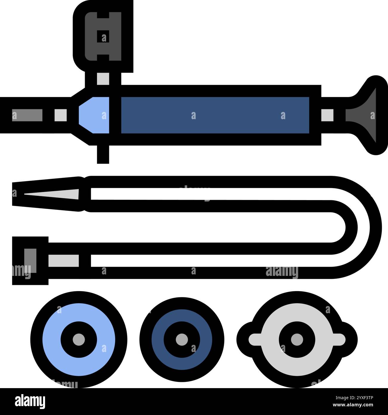 coolant pressure tester car color icon vector illustration Stock Vector ...