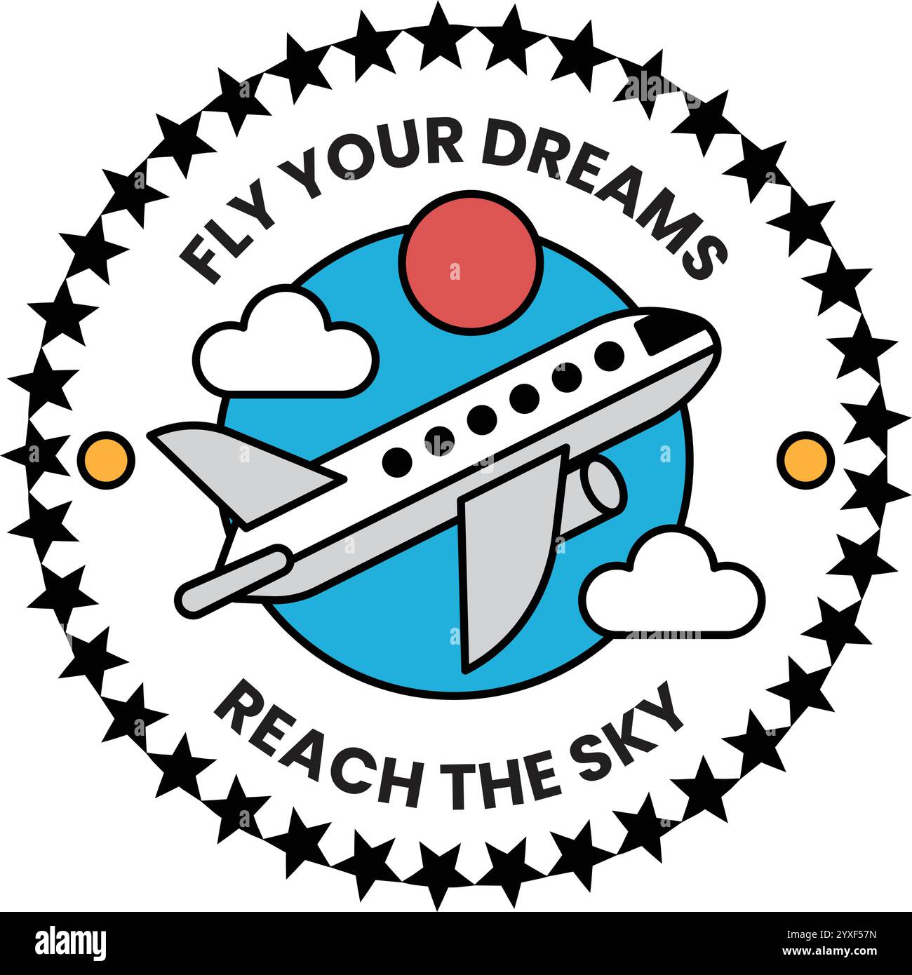 Aircraft sticker Stock Vector Images - Alamy