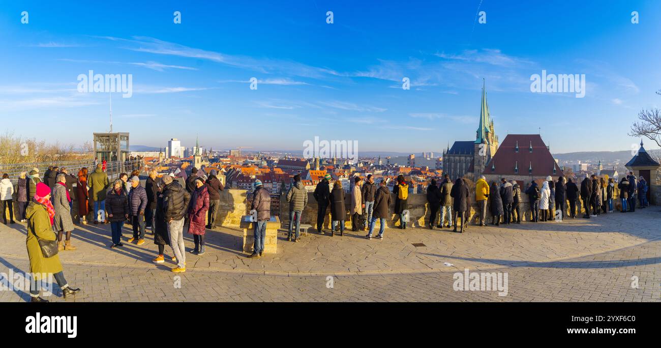 ERFURT, GERMANY - NOVEMBER 30, 2024: Citadel of Petersberg, one of the ...