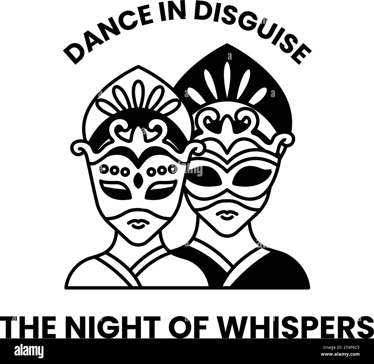 Masks dancer Stock Vector Images - Alamy