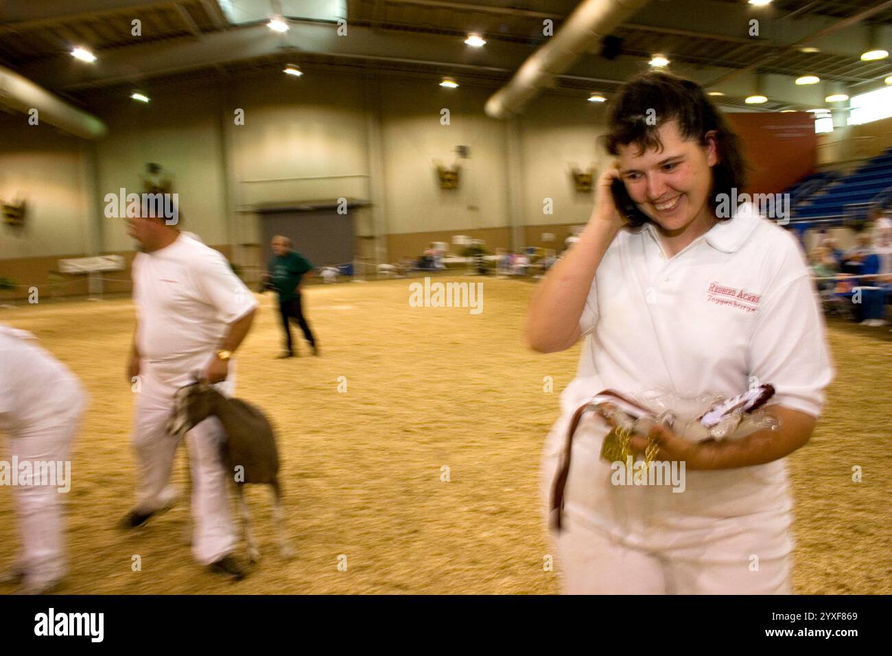 American Dairy Goat Association's National Show Stock Photo - Alamy