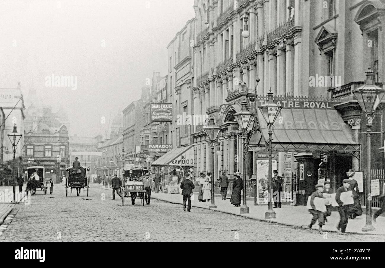 Looking east along Paragon Street at the corner of South Street ...