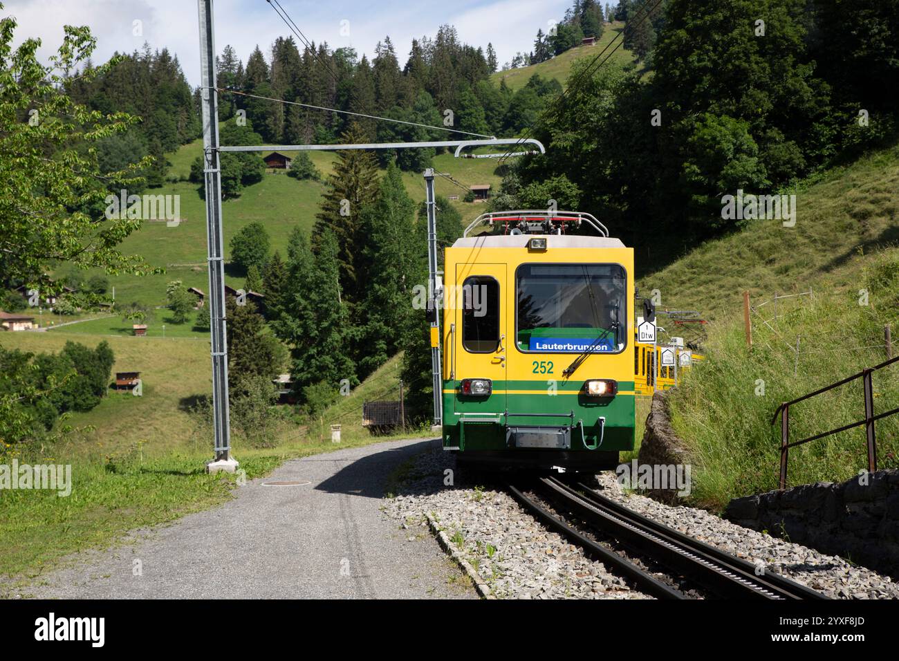 Switzerland train close up hi-res stock photography and images - Alamy