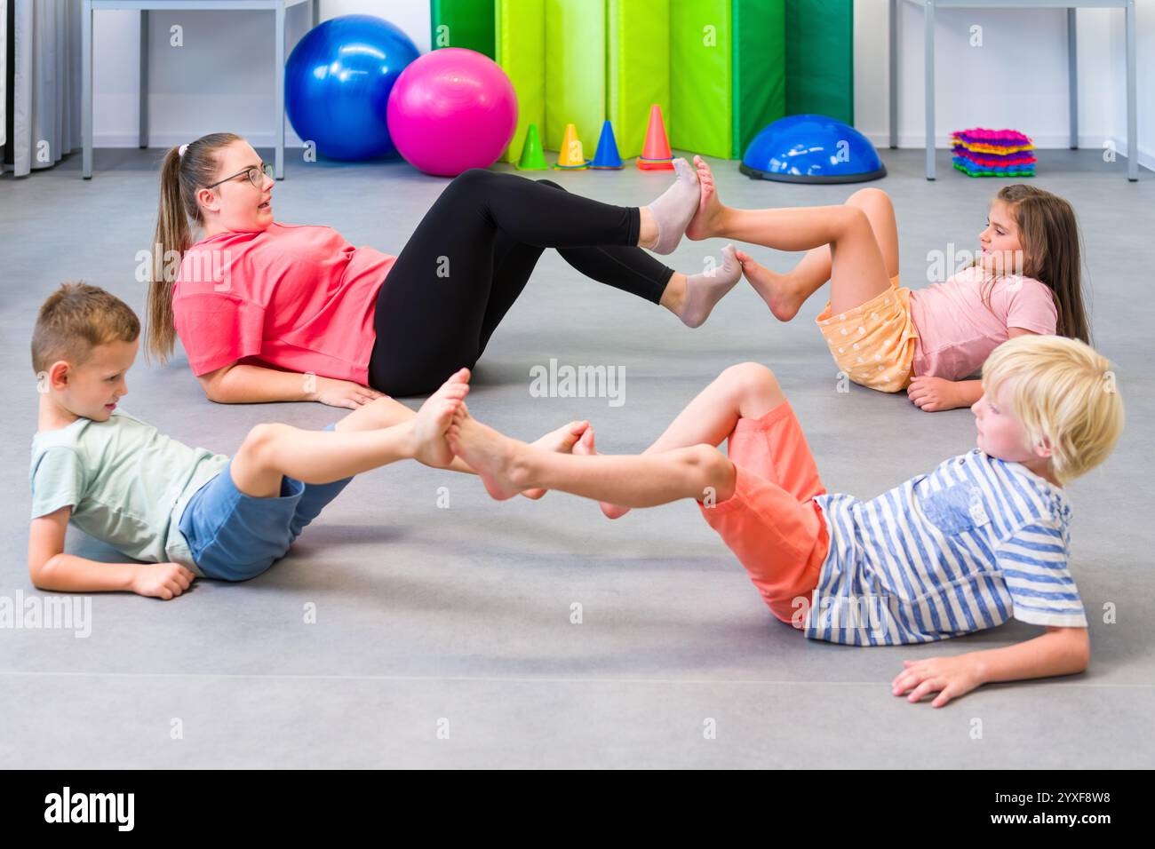 Group preschooler children play hi-res stock photography and images - Alamy