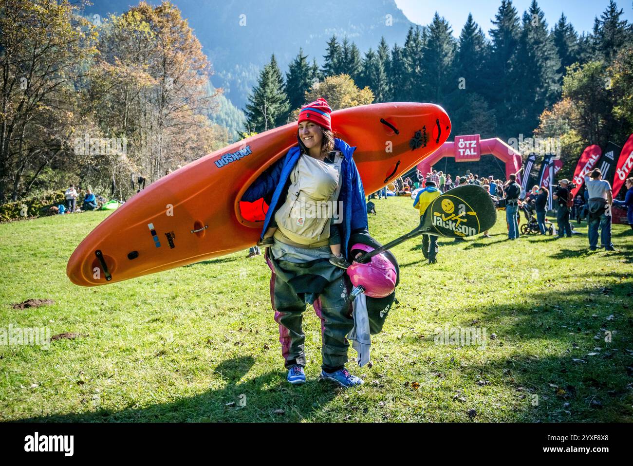 Kayaker Emily Jackson Stock Photo - Alamy