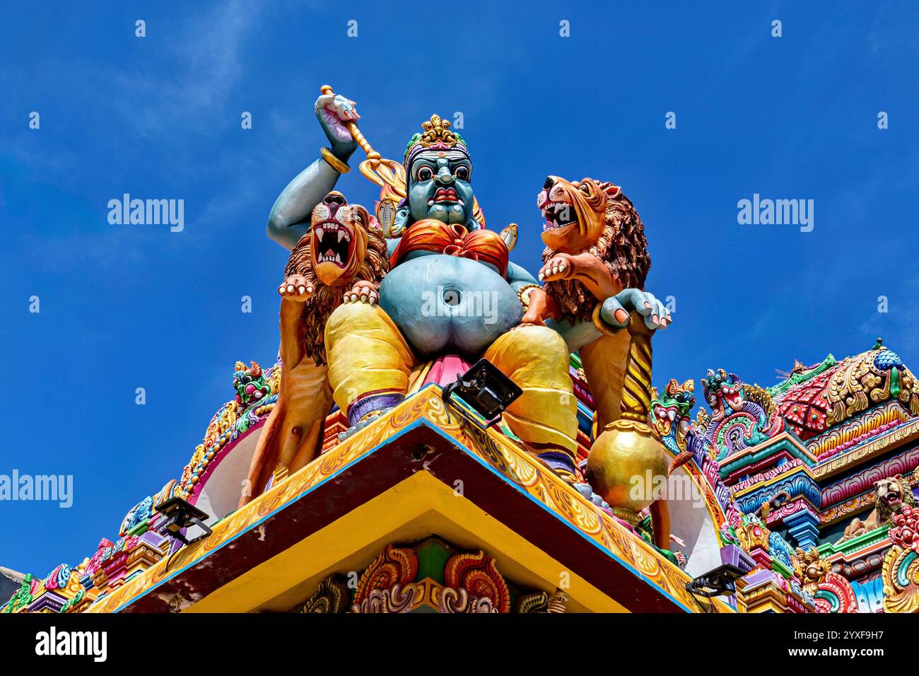 The colorful. temples and statues of Trincomalee in Sri Lanka Stock ...