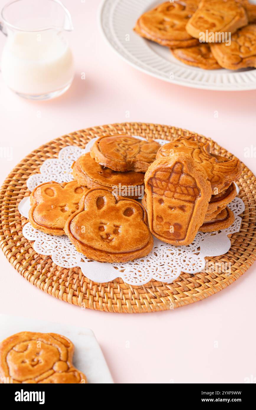 Mooncake biscuits are little sweet snacks which are like the outer ...