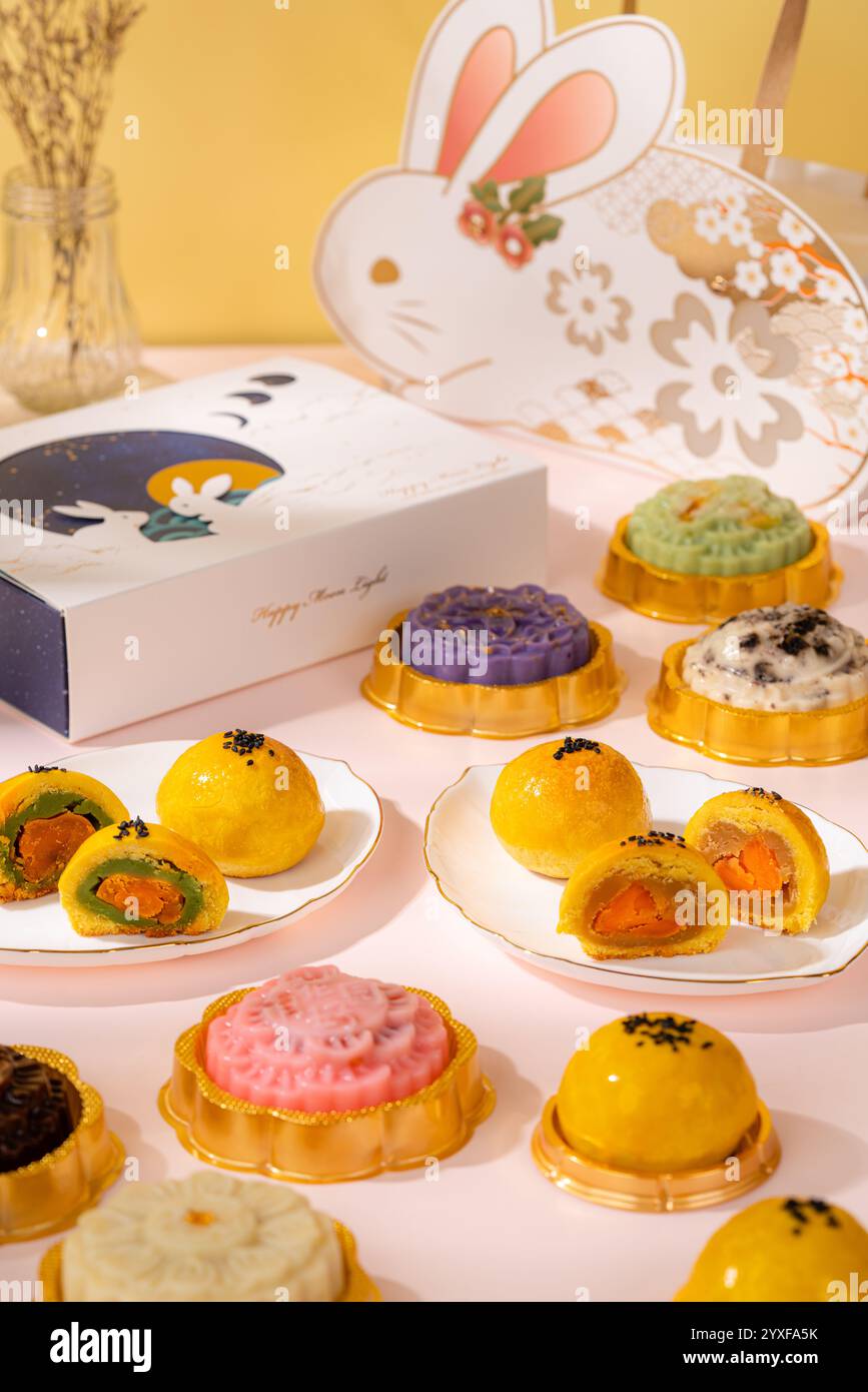A mooncake is a Chinese bakery product traditionally eaten during the ...