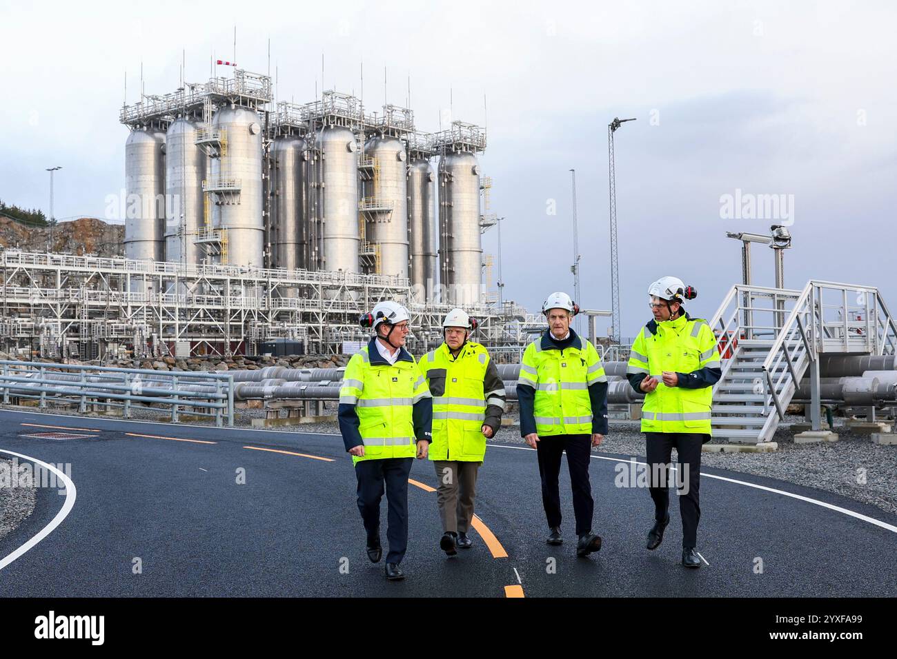 Oygaarden 20241216. British Prime Minister Keir Starmer (left) visits ...