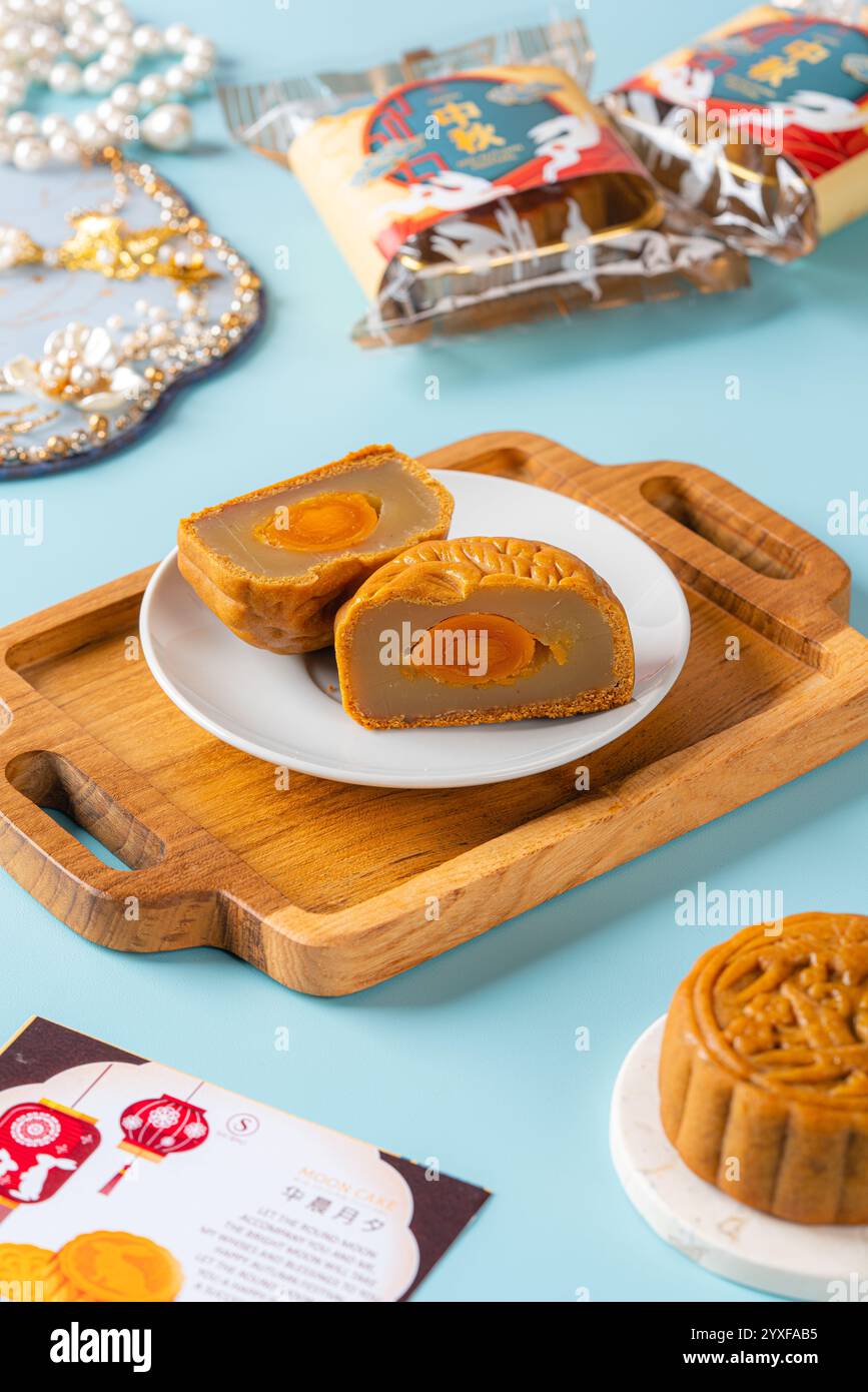 A mooncake is a Chinese bakery product traditionally eaten during the ...