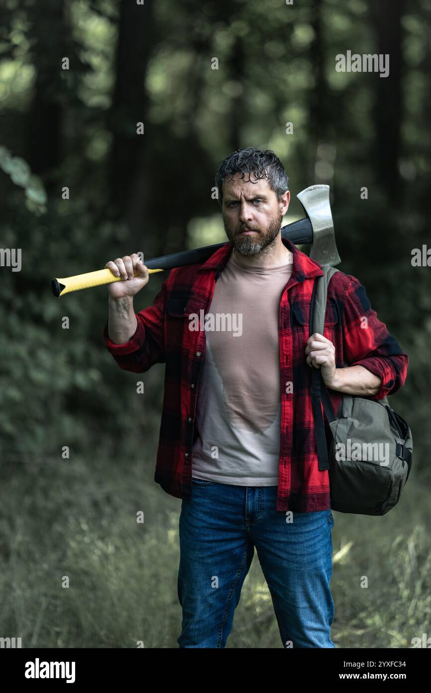 Farmer in plaid shirt examines hi-res stock photography and images - Alamy
