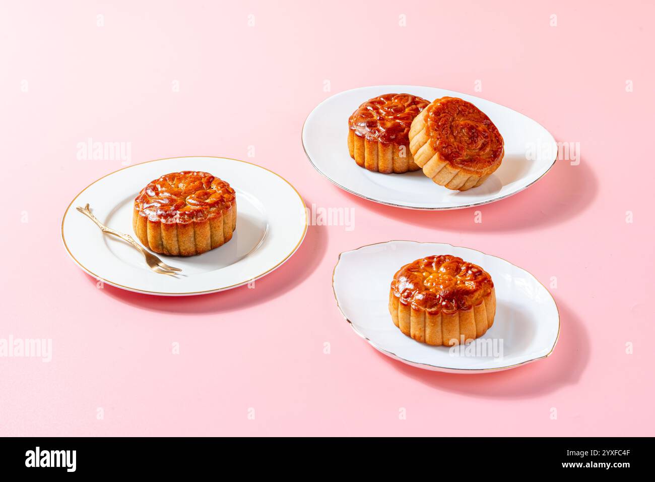 A mooncake is a Chinese bakery product traditionally eaten during the ...