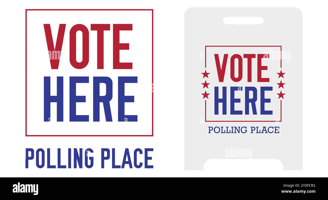 Standee poster layout Stock Vector Images - Alamy