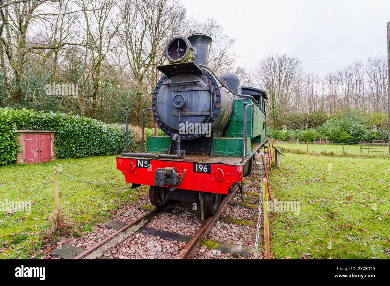 Dubs 'A' Class 4-8-2 Tank Locomotive SAR No 196 steam train at Mizens ...