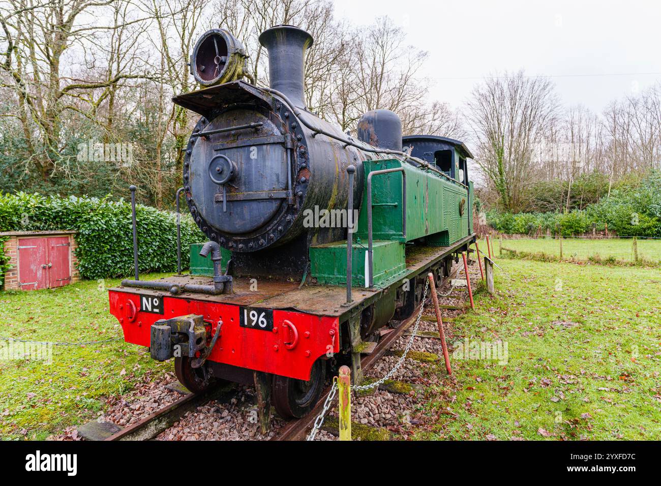 Dubs 'A' Class 4-8-2 Tank Locomotive SAR No 196 steam train at Mizens ...
