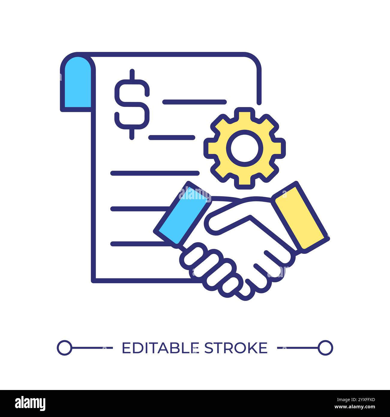 Manufacturing agreement Stock Vector Images - Alamy