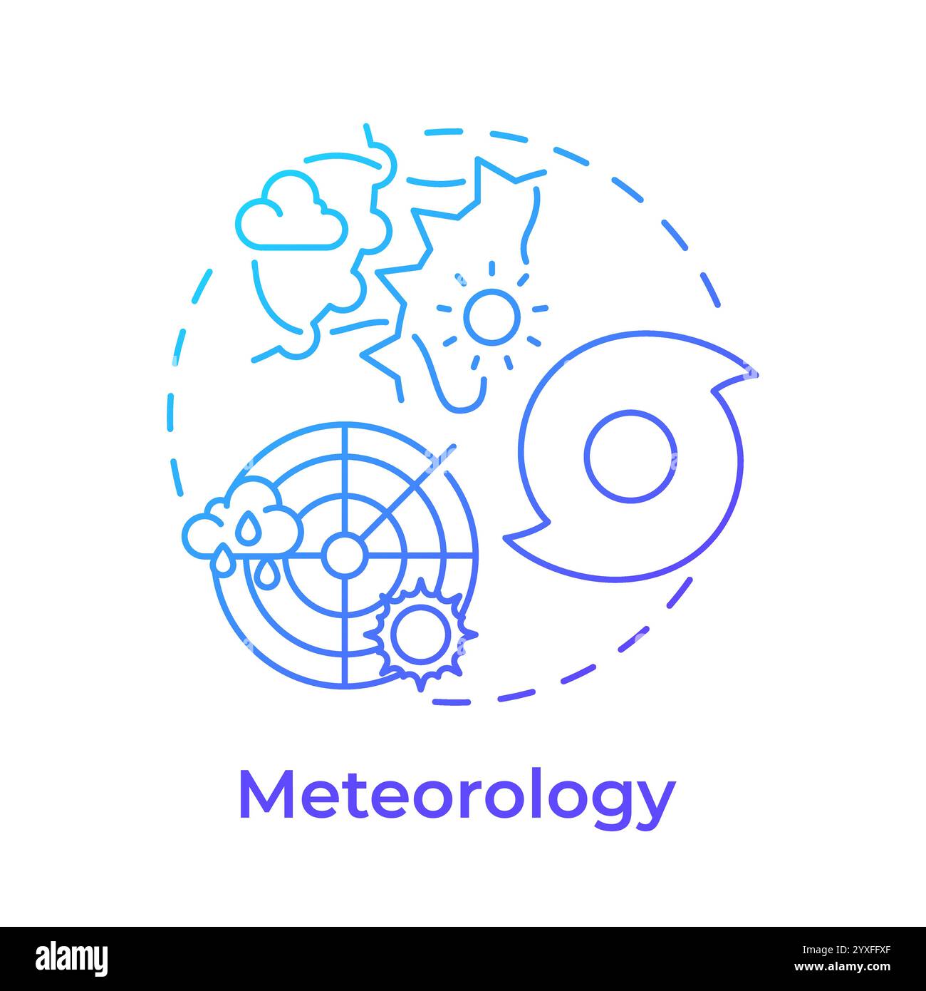 Meteorology radar Stock Vector Images - Alamy