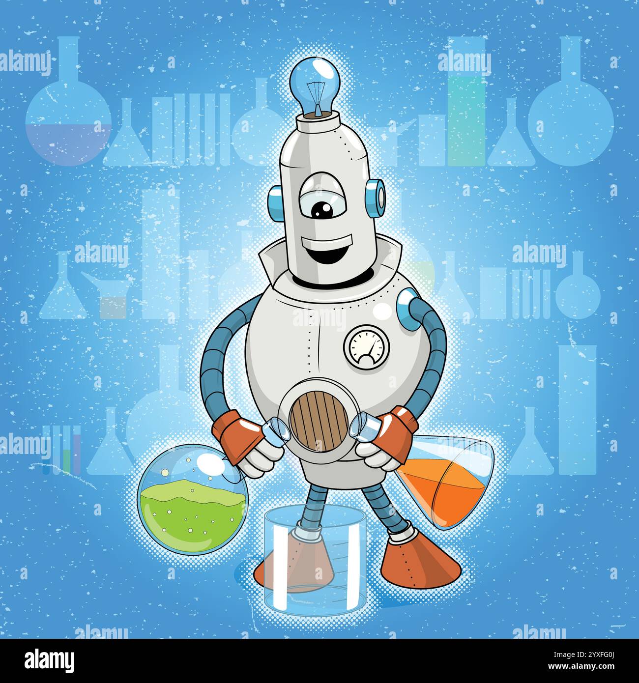 Science experiment cartoon hi-res stock photography and images - Alamy