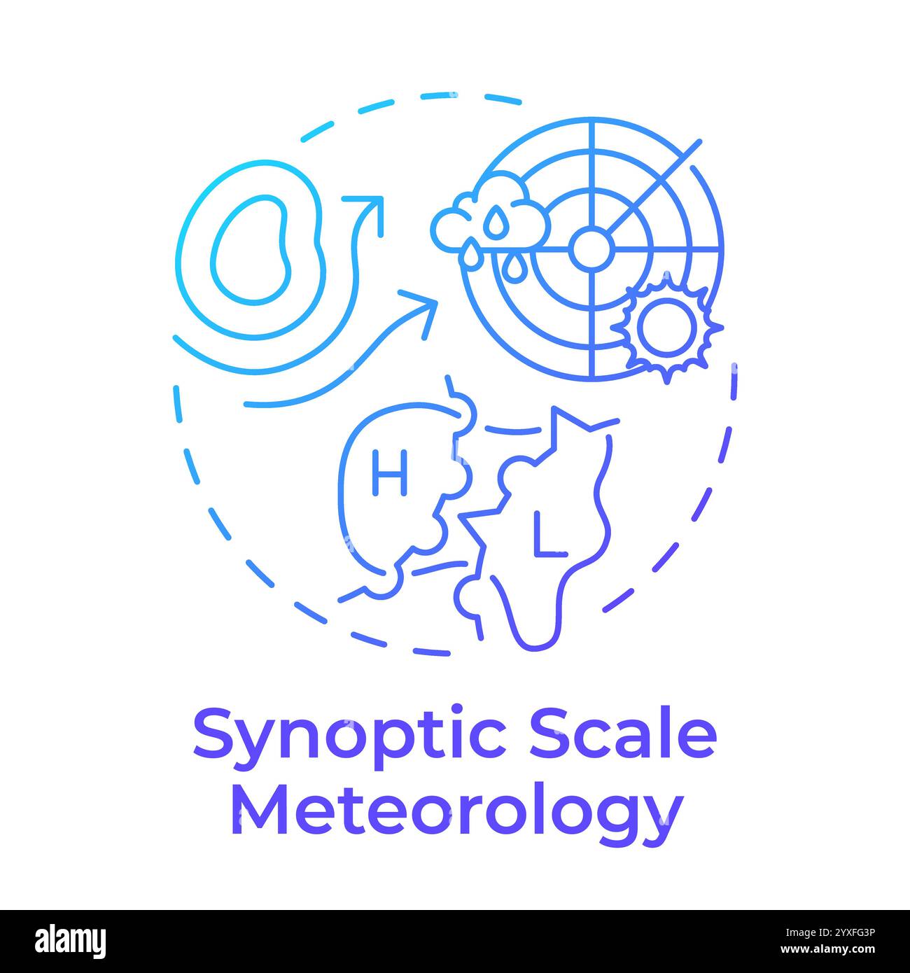 Meteorology radar Stock Vector Images - Alamy
