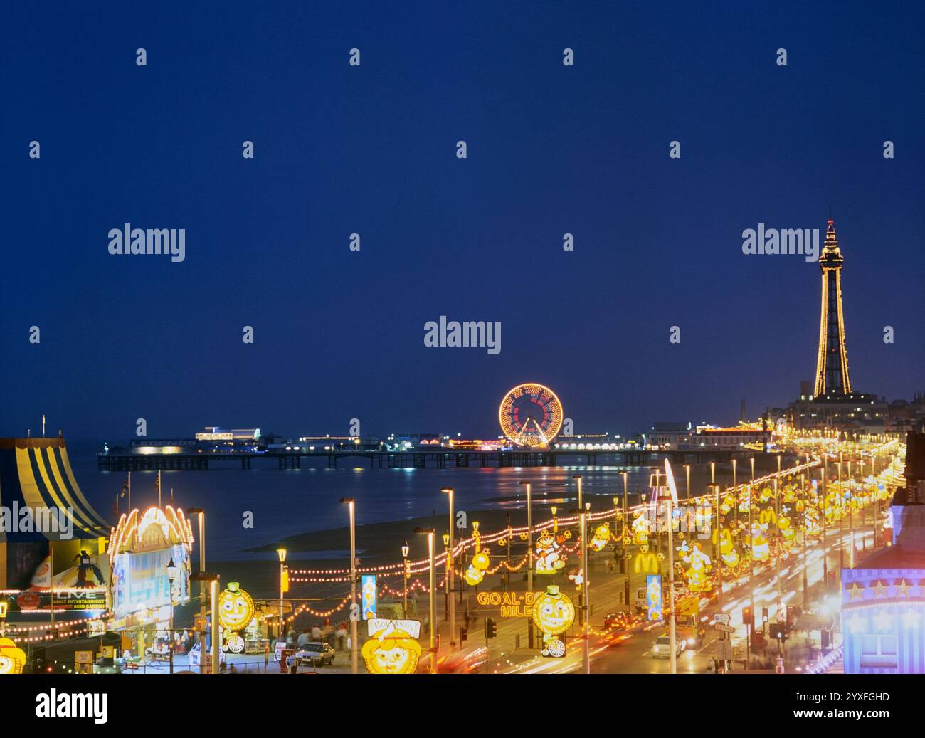 Blackpool illuminations light show hi-res stock photography and images ...
