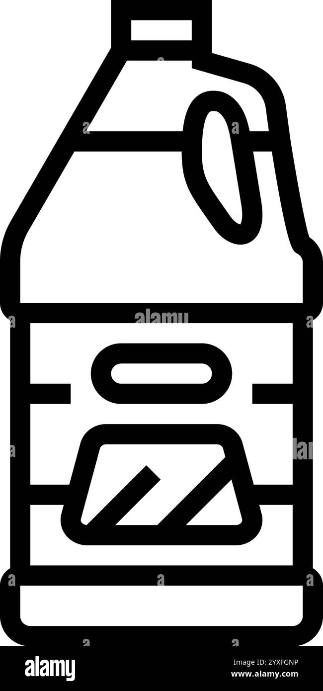 windshield washer fluid car care line icon vector illustration Stock ...