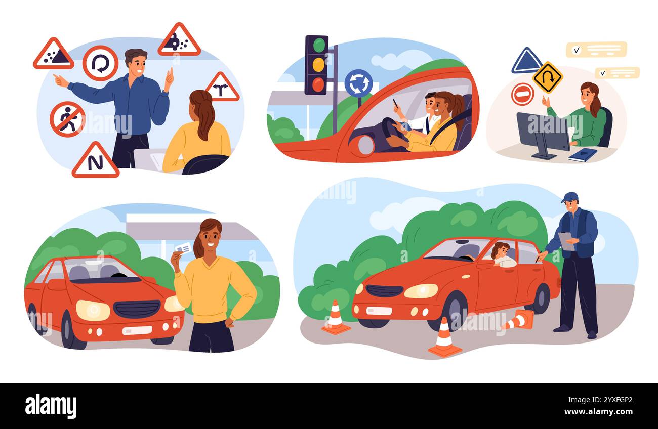 Driving theory test man hi-res stock photography and images - Alamy