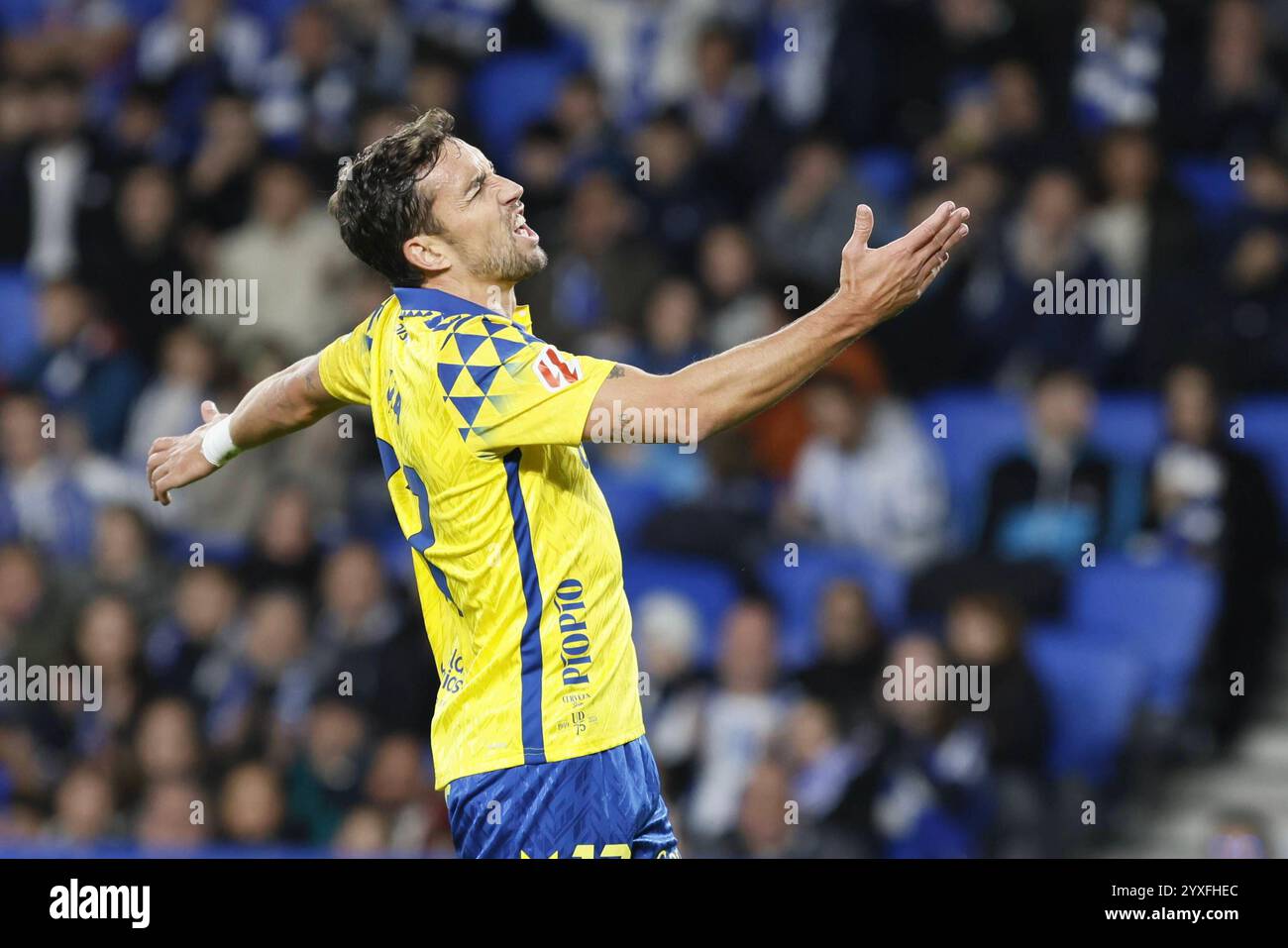 Spanish La Liga EA Sports soccer match Real Sociedad vs Las Palmas at ...